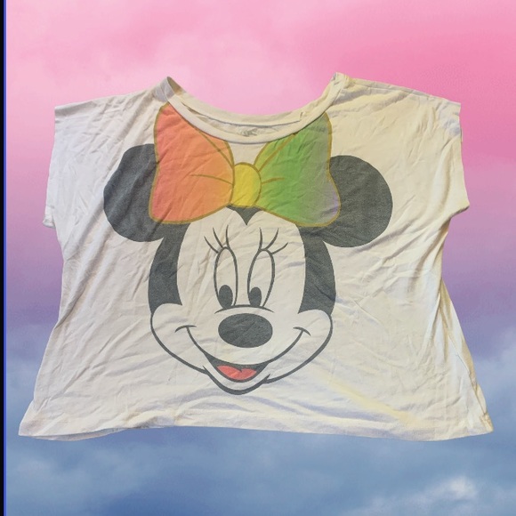 Disney | Tops | Minnie Mouse Crop Top | Poshmark